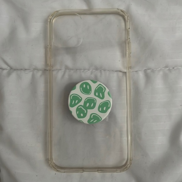 Amazon | Cell Phones & Accessories | Clear Iphone 1 Case W Smiley Pop ...